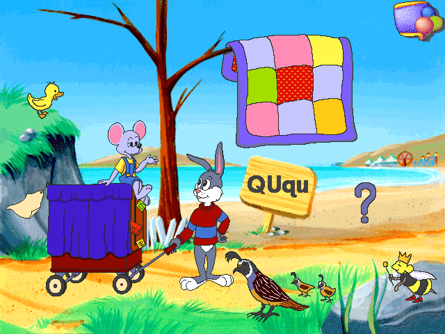 Qu Letter Land (Reader Rabbit's Learn to Read) | Reader Rabbit Wiki ...