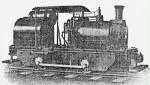 Open cab oil burning steam locomotive built by Bell Locomotive Works ...