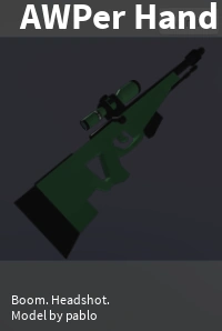 AWPer Hand | Tetragon Fortress Wiki | Fandom