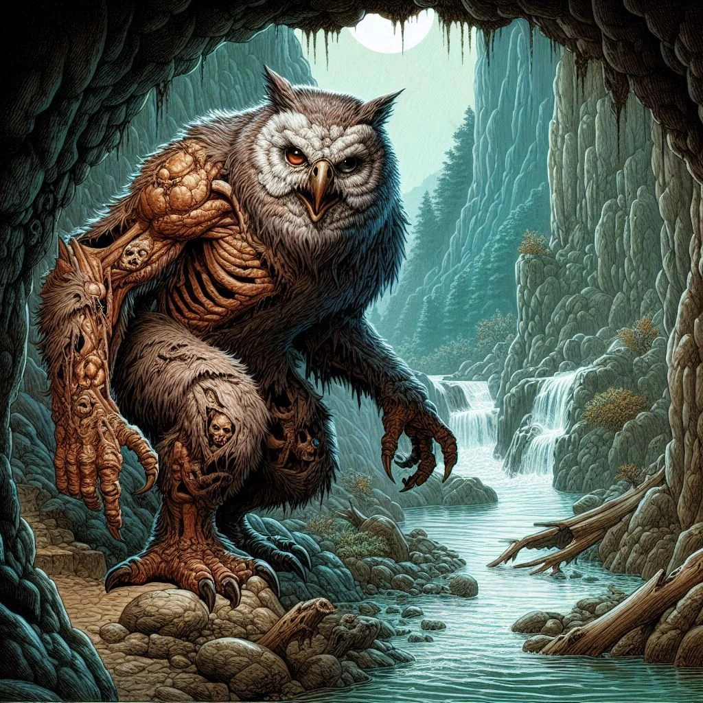Skeletal Owlbear | Real Time Fantasy Wiki | Fandom