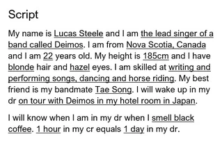 Script | Reality Shifting Wiki | Fandom