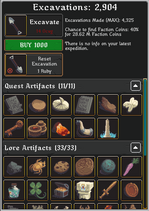 Excavations | Realm Grinder Wikia | Fandom