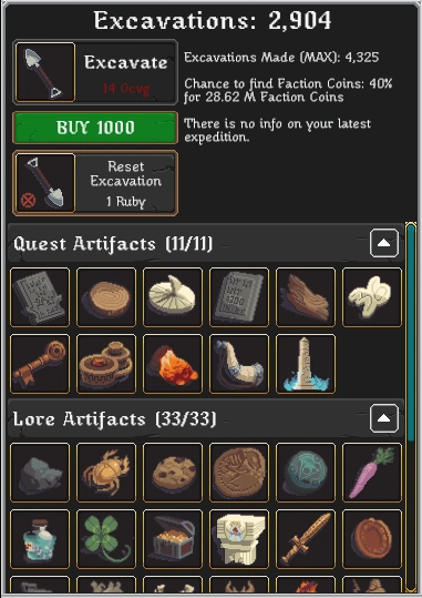 Excavations | Realm Grinder Wikia | Fandom