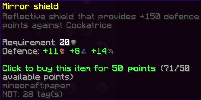 Mirror Shield Minescape Wiki Fandom