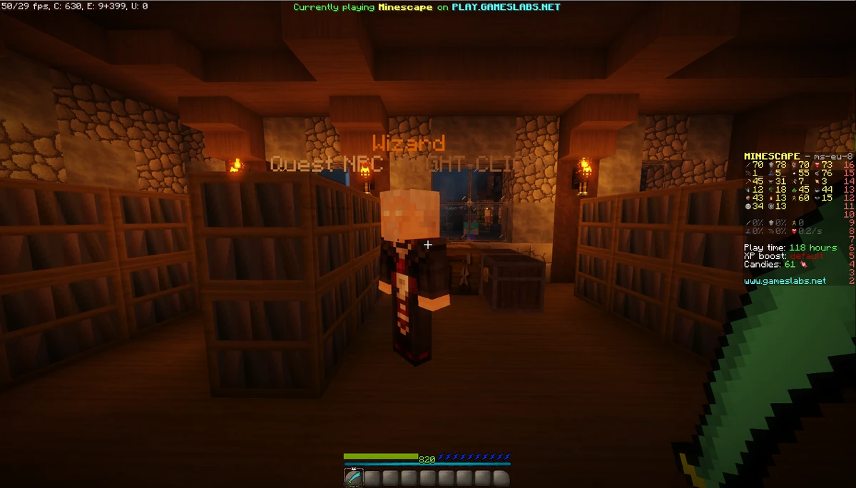 Quests/The Haunted Library | Minescape Wiki | Fandom