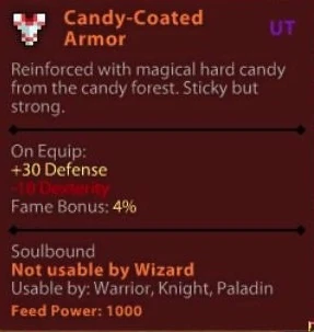 Candy-Coated Armor | Realm of the Mad God Wiki | Fandom