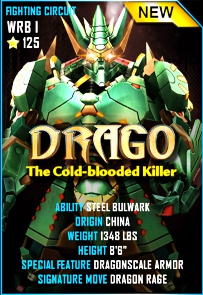 Drago | Real Steel Wiki | Fandom