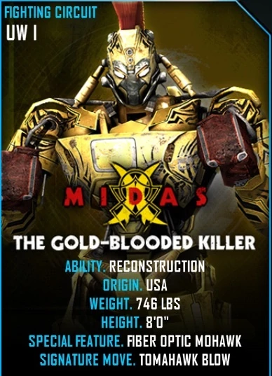 Real Steel Midas Full Body