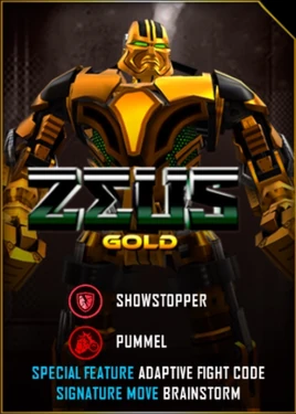 Zeus Gold | Real Steel Wiki | Fandom