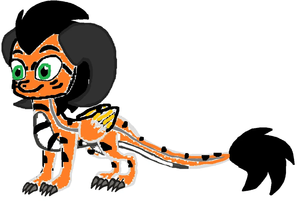 Hanzo The Orange Indodragoraptor | Reaper and Alpha's Adventures Wiki ...