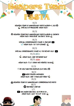 Reapers Team Festa | Reapers Team Wiki | Fandom