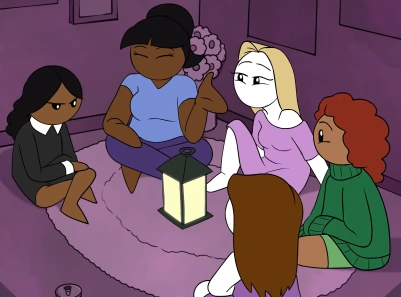 Rebecca's slumber party friends | Let Me Explain Studios Wiki | Fandom