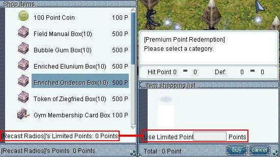 Premium Points | RebirthRO Wiki | Fandom