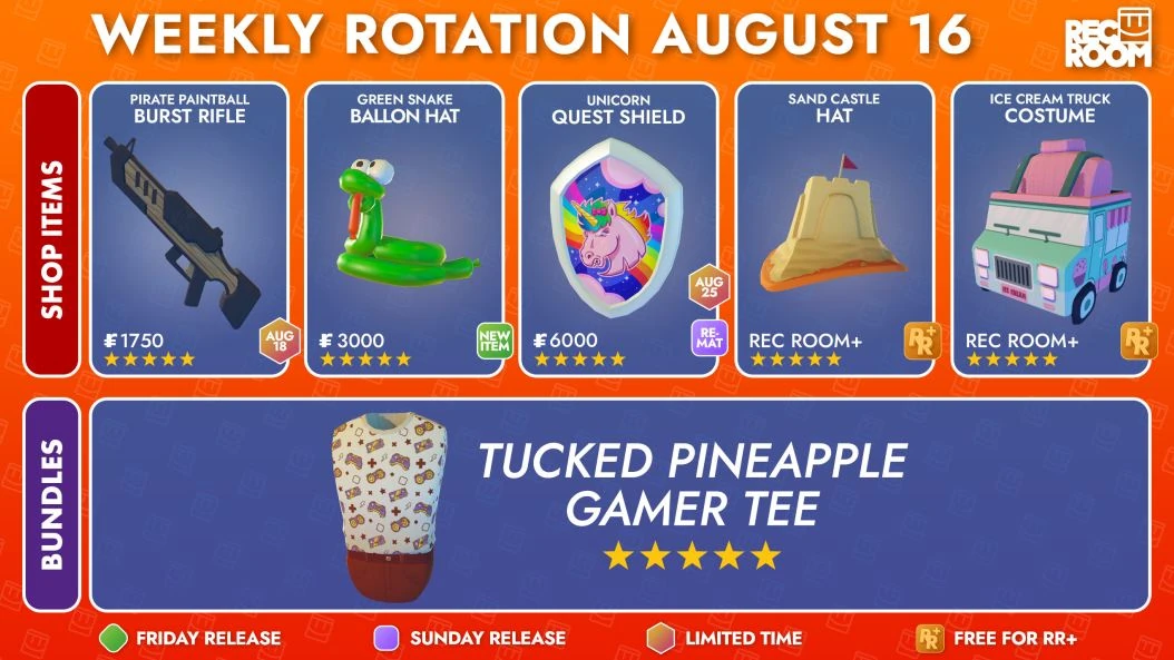 Weekly Rotation Archive 2023 | Rec Room Wiki | Fandom