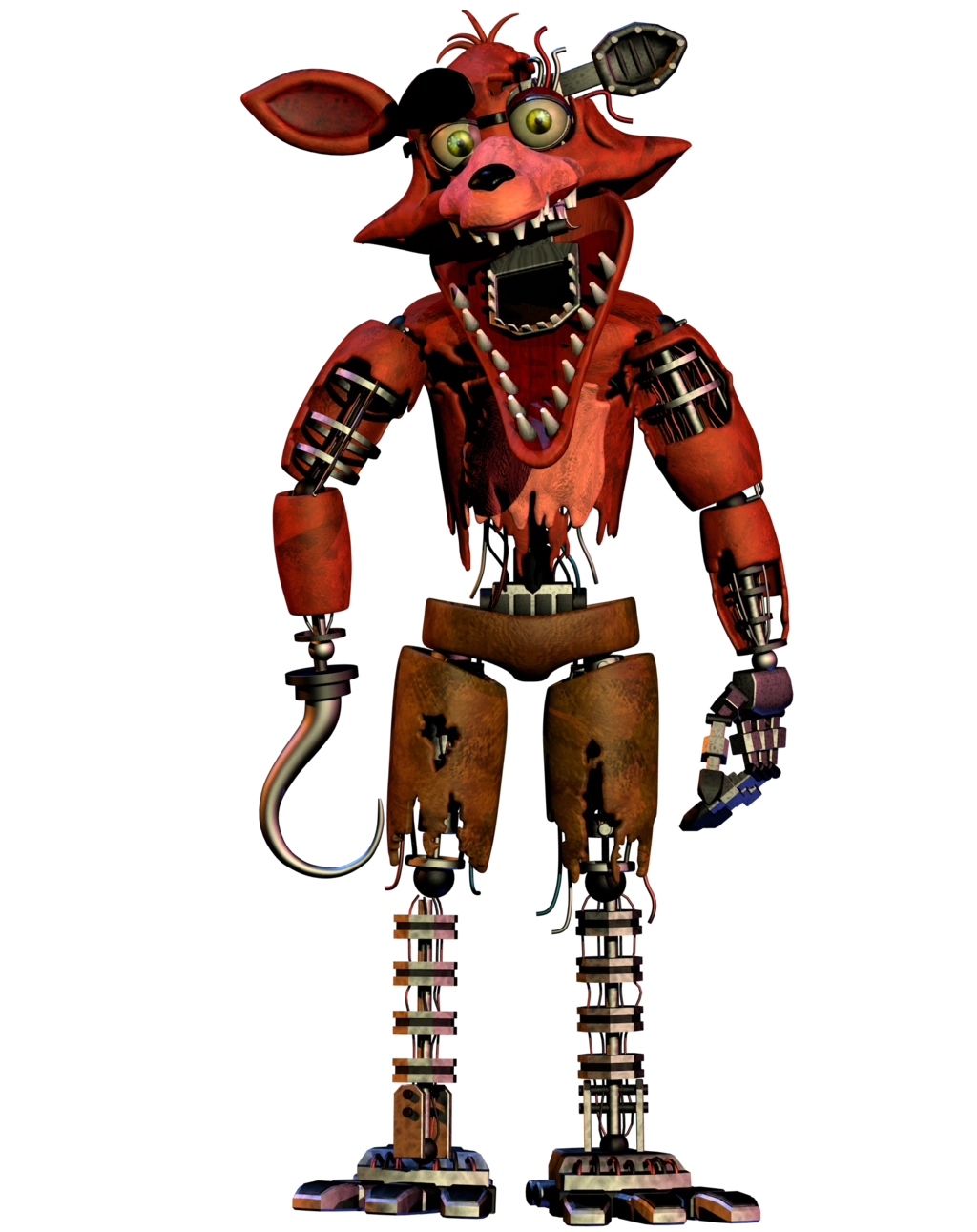 Withered Foxy (FNAF 2) | Recast and Roleswap Wiki | Fandom