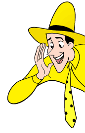 how to draw man with the yellow hat