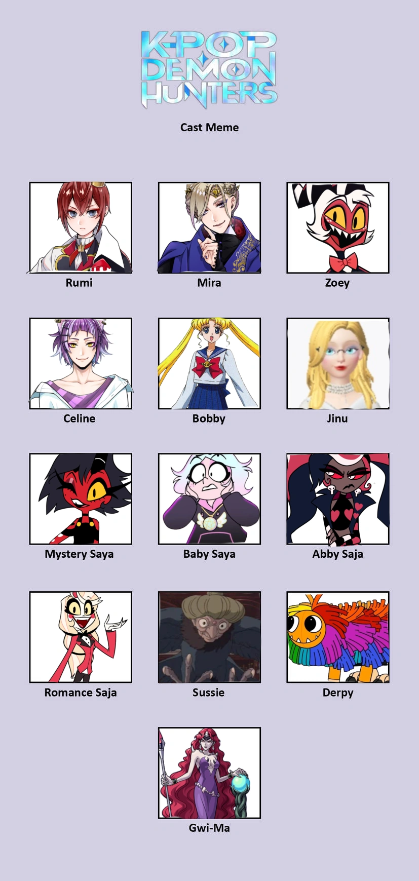 KPop Demon hunters (Eliza's Version) | Recast meme central Wiki | Fandom