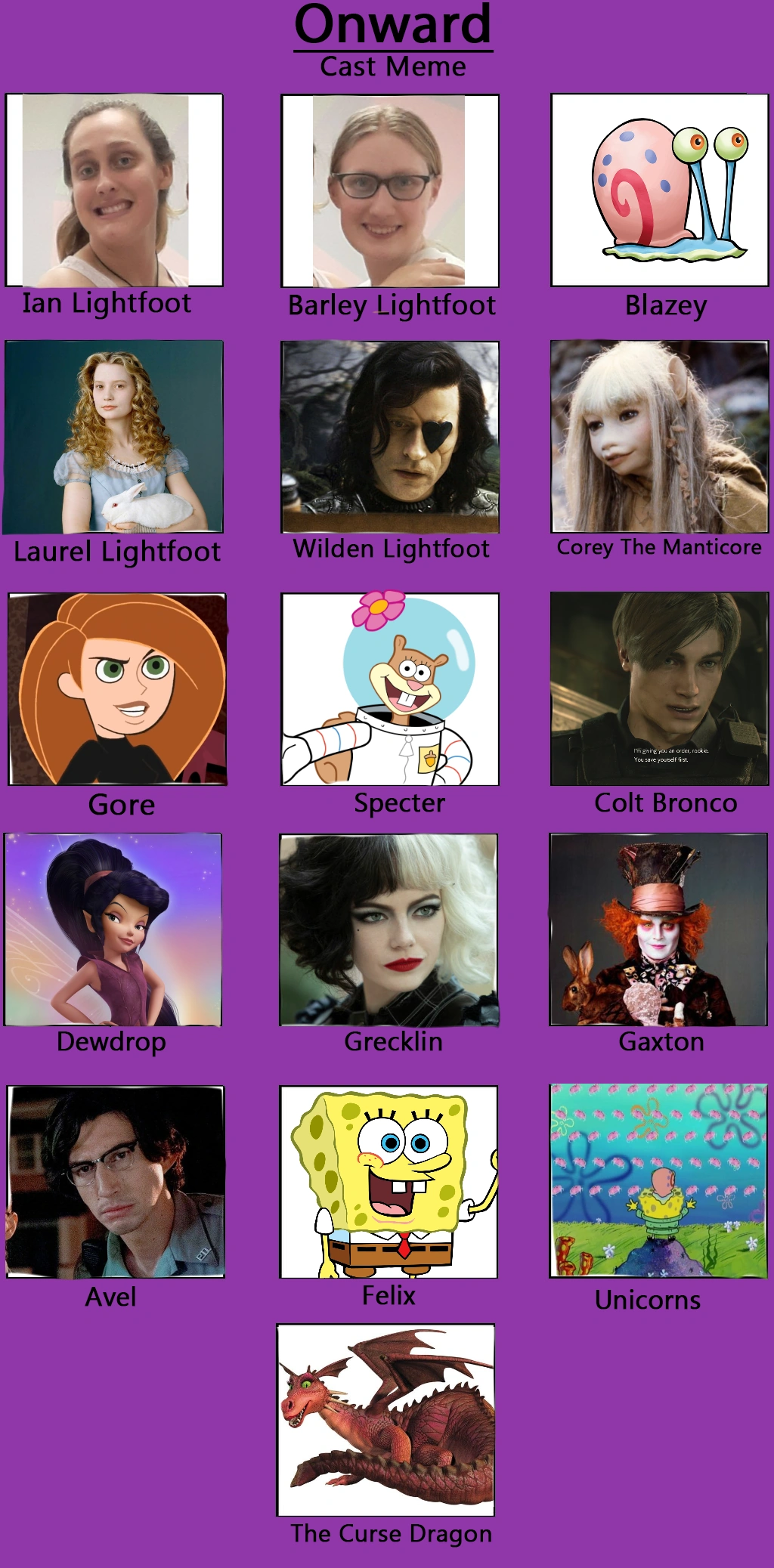 Onward (Eliza's Version) | Recast meme central Wiki | Fandom