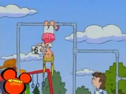 Upside Down Girl Recess Nev