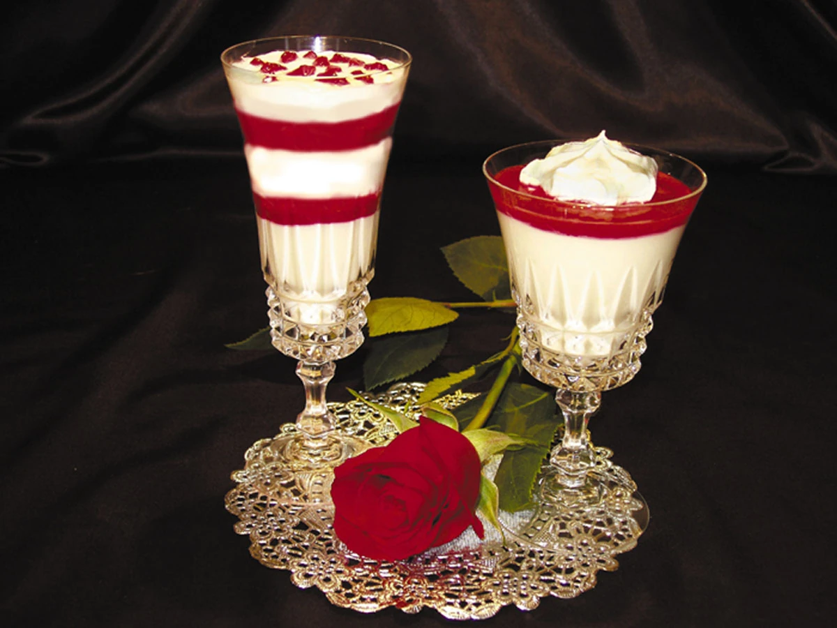 White Chocolate Mousse with Raspberry Sauce Using Stevia | Recipes Wiki ...