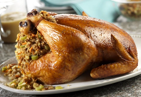 Roast Chicken with Sausage-Apple Stuffing | Recipes Wiki | Fandom