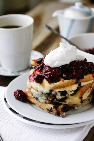 Triple Berry Waffles | Recipes Wiki | Fandom