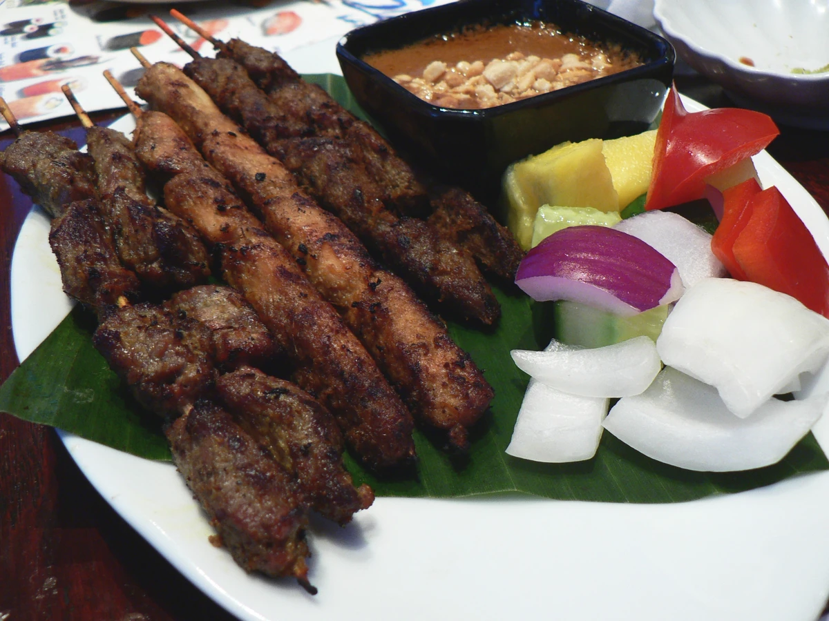 Grilled Beef Satay with Peanut Sauce | Recipes Wiki | Fandom