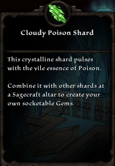 Cloudy Poison Shard | Amalur Wiki | Fandom
