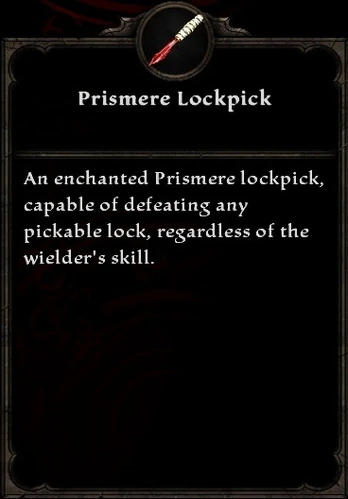 Prismere Lockpick | Amalur Wiki | Fandom