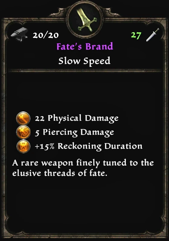 Fate's Brand | Amalur Wiki | Fandom