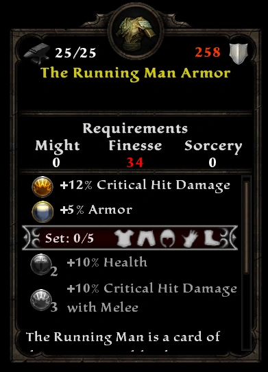 The Running Man Armor | Amalur Wiki | Fandom