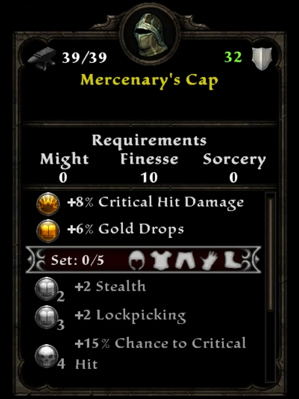 Mercenary's Cap | Amalur Wiki | Fandom