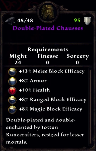 Double-Plated Chausses | Amalur Wiki | Fandom