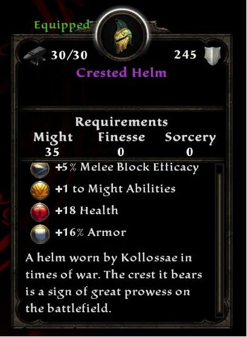 Crested Helm | Amalur Wiki | Fandom