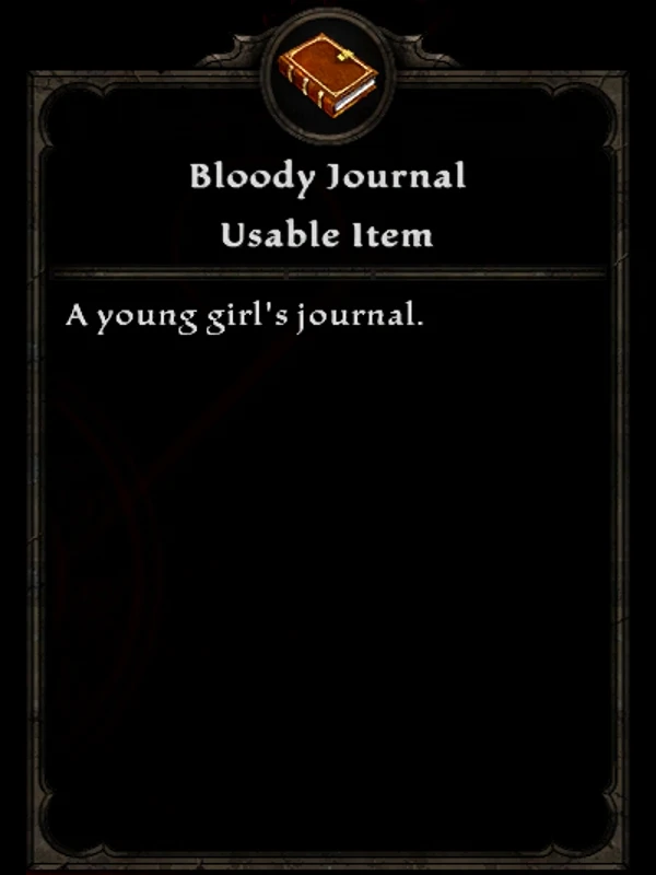 Bloody Journal | Amalur Wiki | Fandom