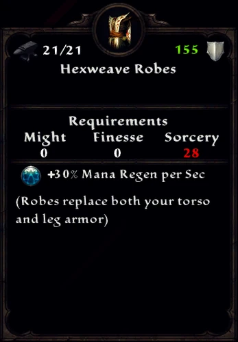 Hexweave Robes | Amalur Wiki | Fandom