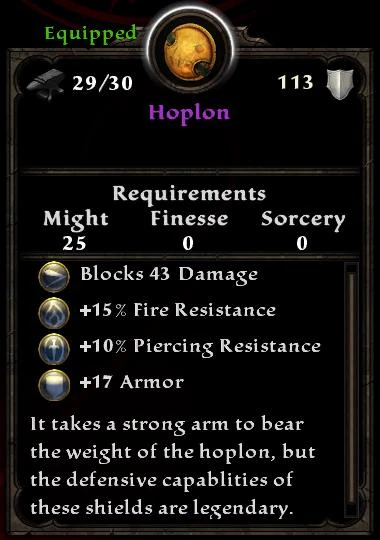 Hoplon | Amalur Wiki | Fandom