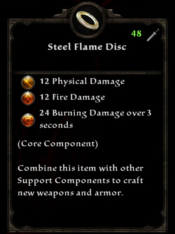 Steel Flame Disc | Amalur Wiki | Fandom