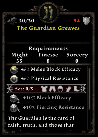 The Guardian Greaves | Amalur Wiki | Fandom