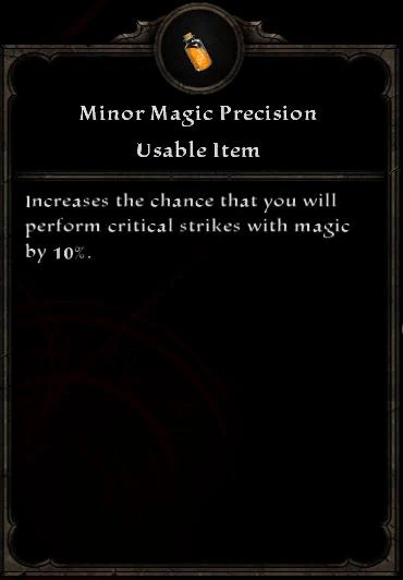 Minor Magic Precision | Amalur Wiki | Fandom