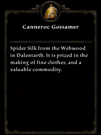 Canneroc Gossamer | Amalur Wiki | Fandom
