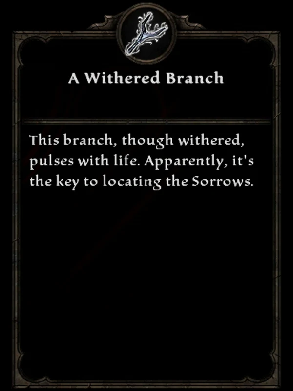 A Withered Branch | Amalur Wiki | Fandom