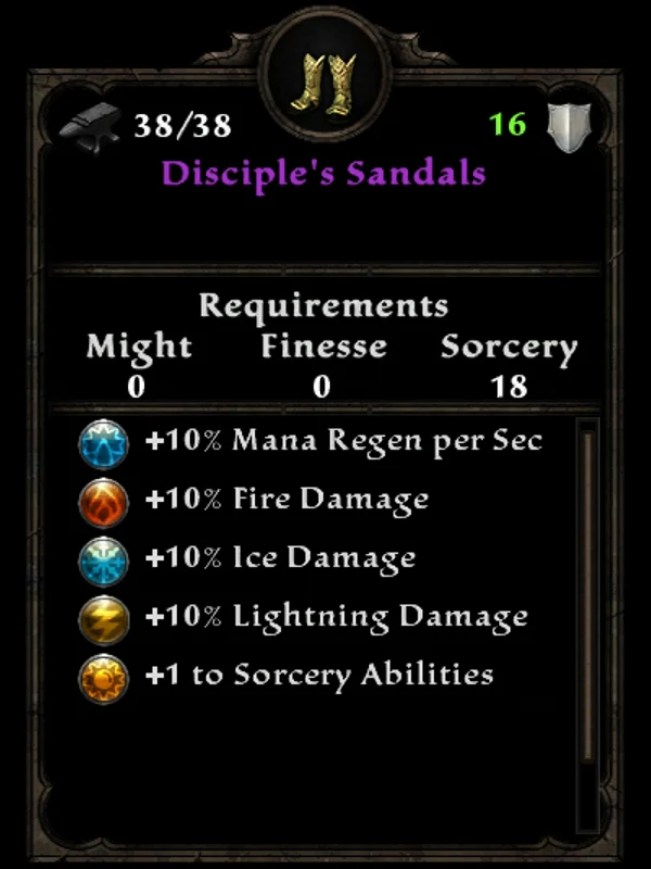 Disciple's Sandals | Amalur Wiki | Fandom