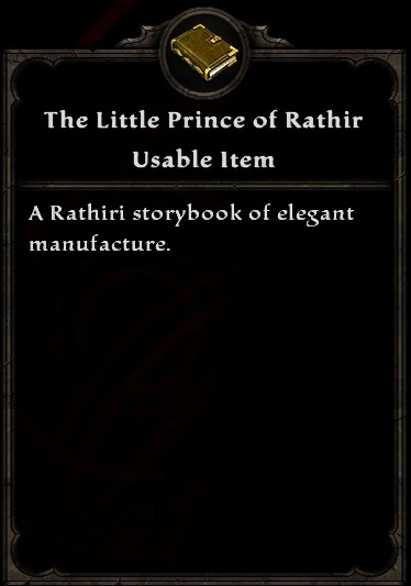 The Little Prince of Rathir | Amalur Wiki | Fandom