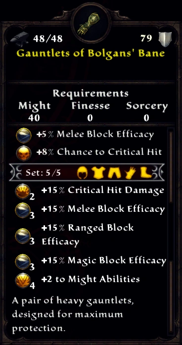 Gauntlets of Bolgans' Bane | Amalur Wiki | Fandom