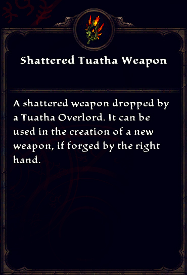 Shattered Tuatha Weapon Amalur Wiki Fandom