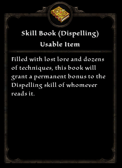 Skill Book (Dispelling) | Amalur Wiki | Fandom
