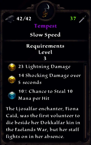 Tempest (Staff) | Amalur Wiki | Fandom