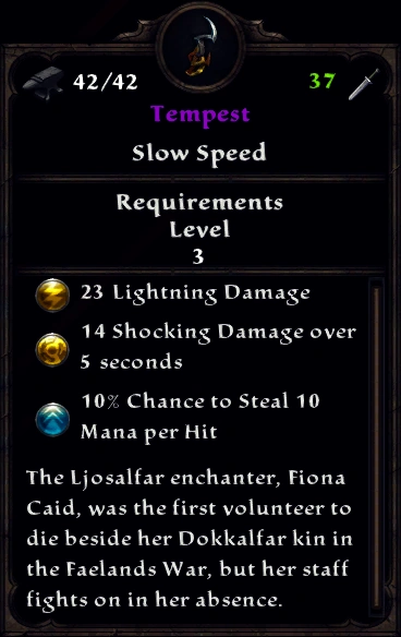 Tempest (Staff) | Amalur Wiki | Fandom