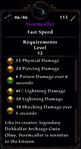 Stormcaller | Amalur Wiki | Fandom